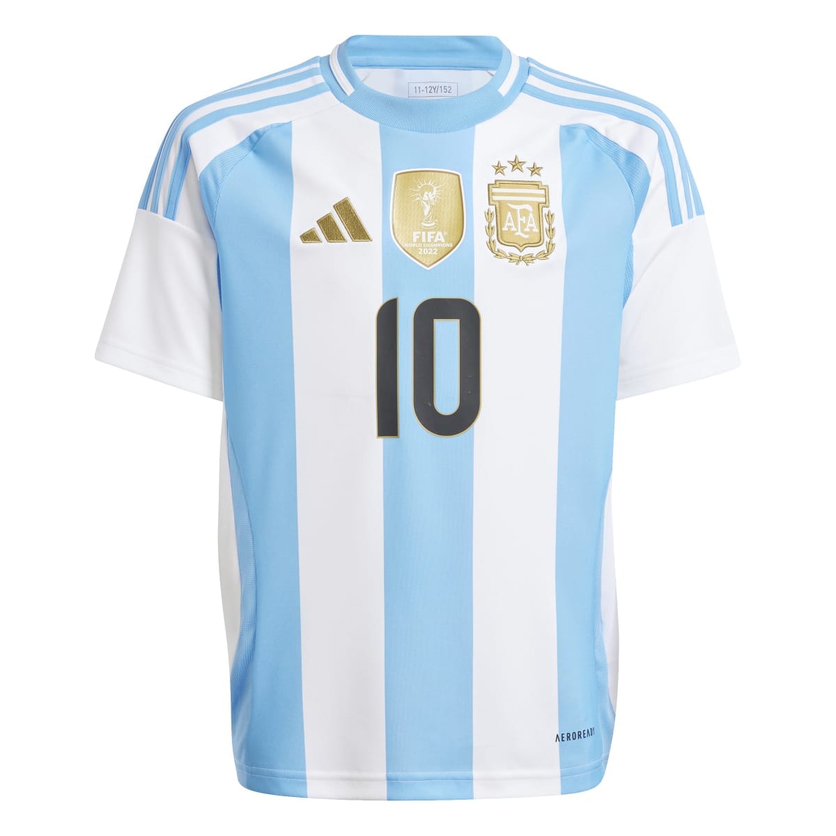 adidas Youth Argentina 24 Messi Home Jersey | IX7794 - Goal Kick Soccer