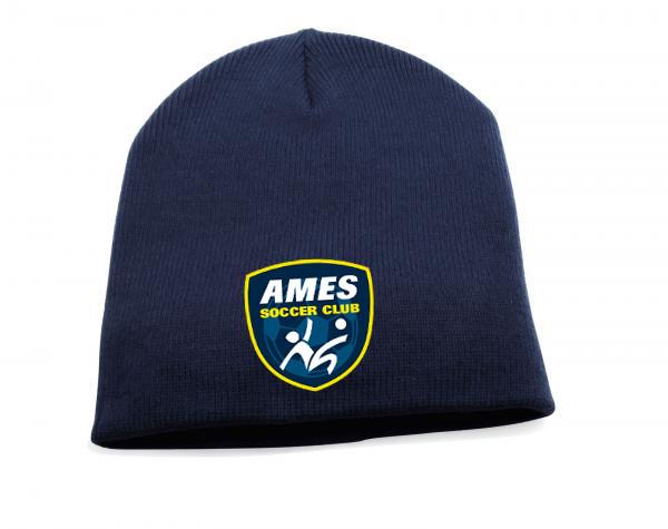 Ames Soccer Club | Solid Knit Beanie - Goal Kick Soccer