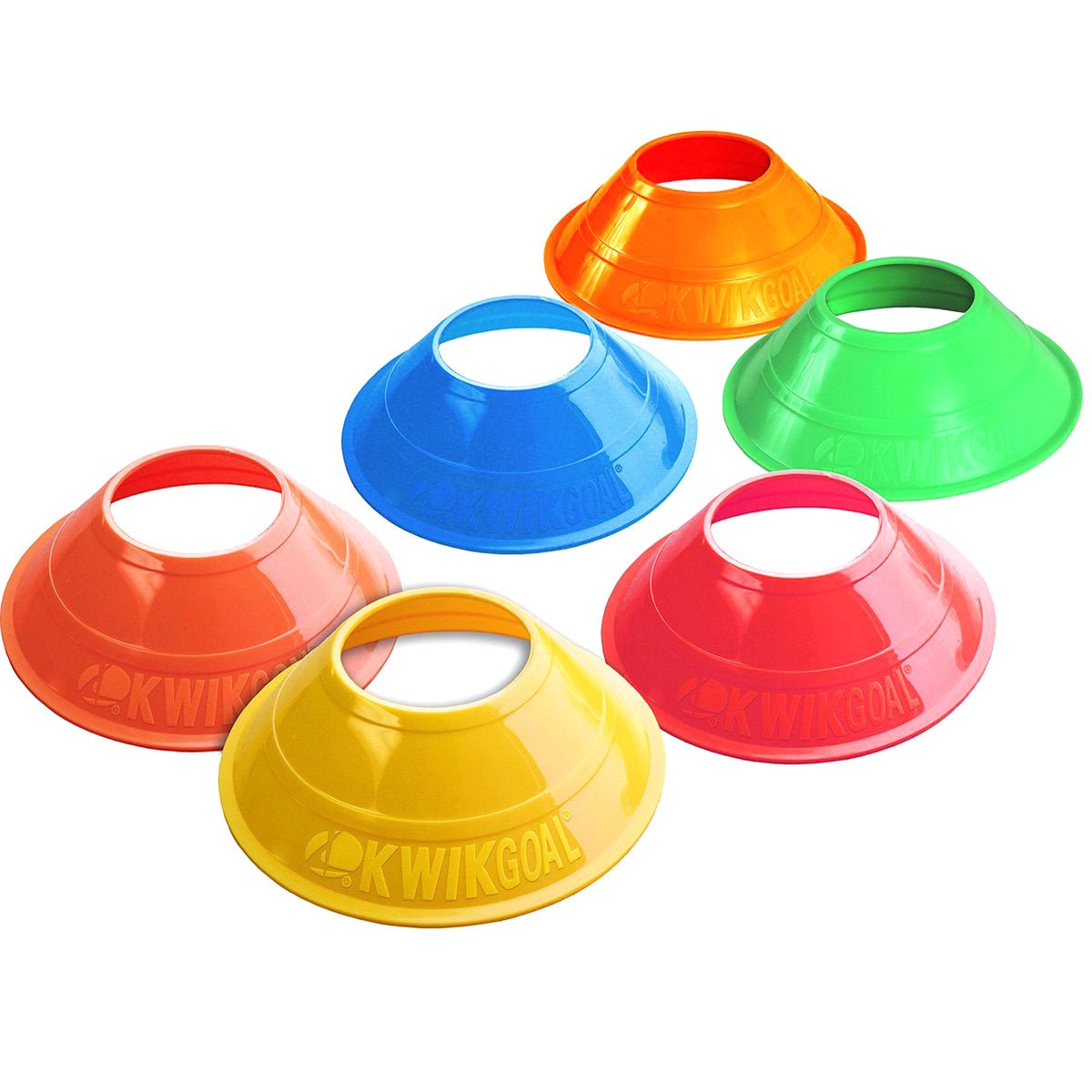 Kwikgoal Mini Disc Cones Soccer Coaching Equipment | 6A14 - Goal Kick ...